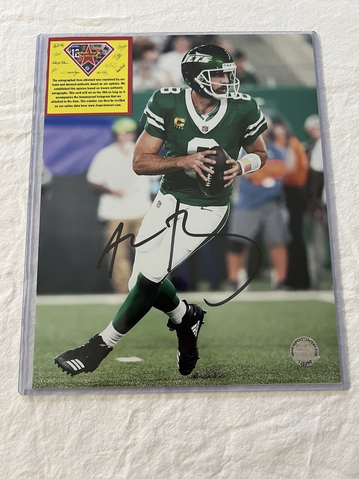 Aaron Charles Rodgers New York Jets Signed Autographed 8x10 Photo SSC ...