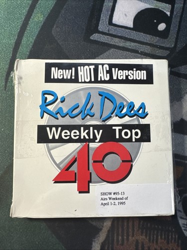 Rick Dees Weekly Top 40 Show #95-13 April 1-2, 1995 4 CDs & Cue Sheet ...
