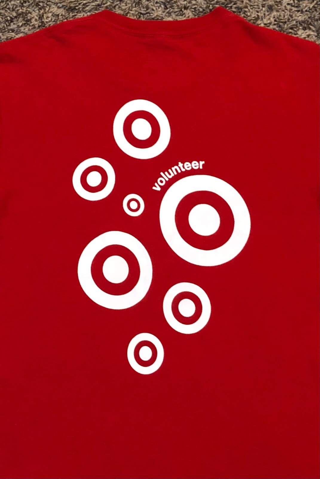 Target Official Volunteer Multiple Logos Men's Red T-… - Gem