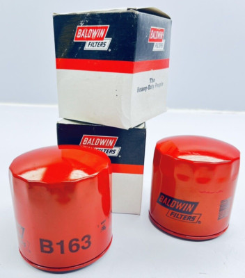 LOT OF 2 UNUSED BALDWIN B163 SPIN-ON OIL FILTER MOCROLITE | eBay