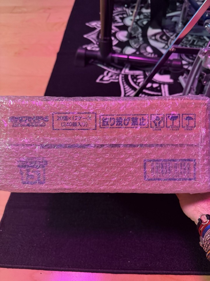 Pokémon TCG 151 Booster Case Japanese Factory Sealed. Still Bubble ...