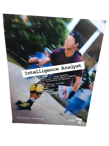 1994 U.S. Army Reserve Intelligence Analyst Vintage Print Ad Military ...