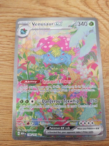 Pokemon 151 English 3 Card Lot Venusaur , Bulbasaur , Ivysaur SIR IR ...