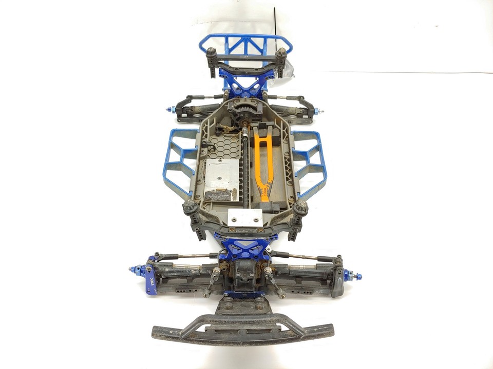 Traxxas Slash 4x4 LCG 1/10 Short Course Truck Roller Slider Chassis ...