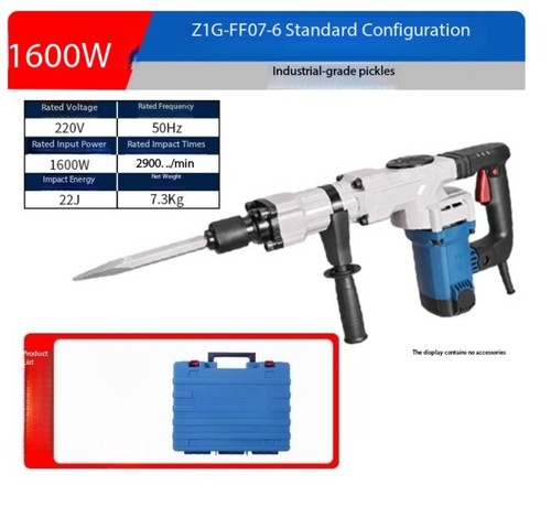 Electric Demolition Hammer Handheld Electric Chisel Concrete Wall ...