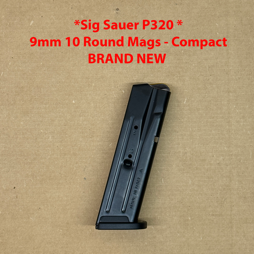 Sig Sauer P250 P320 9mm 10 Round COMPACT OEM Pistol Magazine - MAG-MOD ...