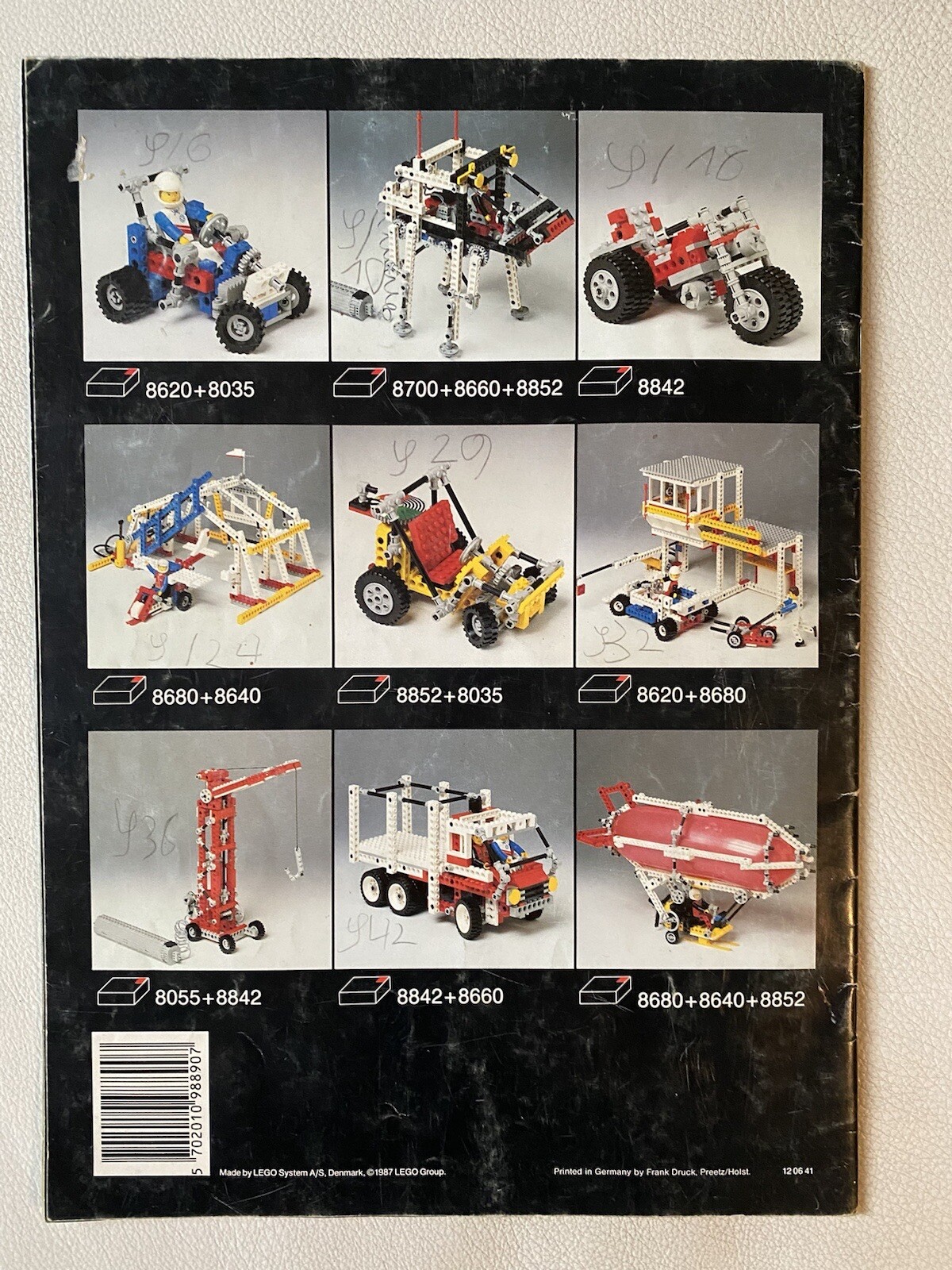 Lego 8890 Technic Ideenbuch mit Bauanleitungen, guter Zustand | eBay.de