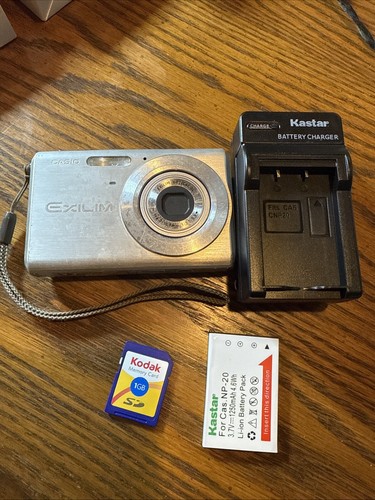 Casio Exilim EX-Z60 6.0 MP Digital Camera w/ Charger SD Battery Tested ...