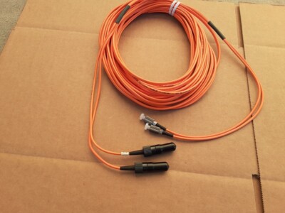US MADE 30FT BICONIC to D4 Multimode fiber optic cable | eBay