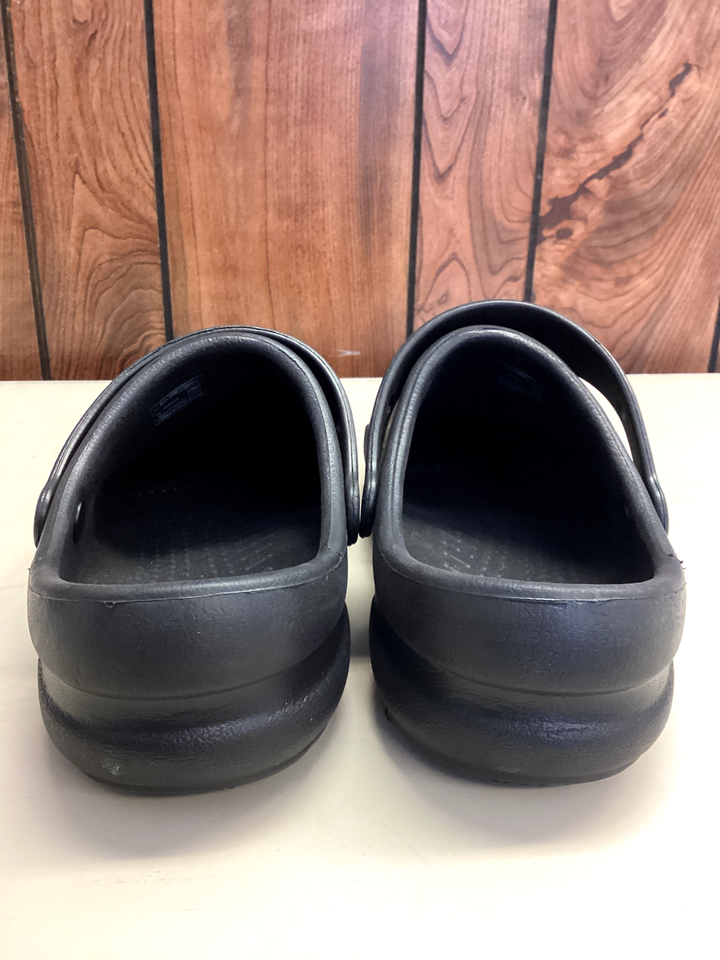Crocs Slip Resistant Shoes Black Womens 12/Mens 10 | eBay