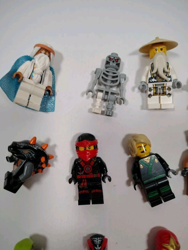 Lego Ninjago 19 Minifigures Lot No Cracks Authentic Good Condition Zane ...