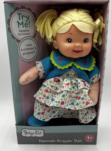 Baby's First Hannah Prayer Doll Blonde Sanity Pocket New In Box ...