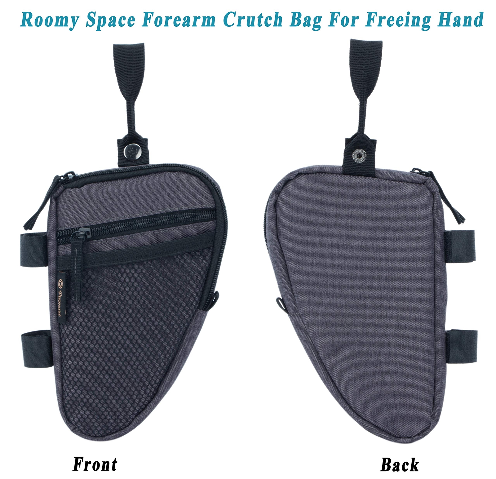 Forearm Crutch Bag Lightweight and Waterproof Forearm Crutch ...