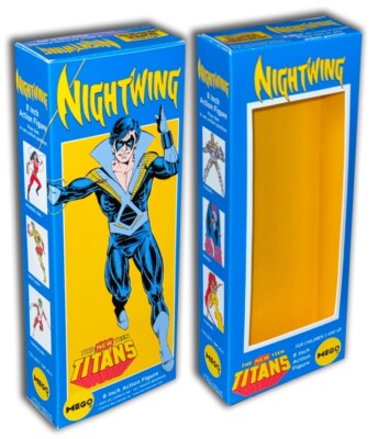 NIGHTWING (New Teen Titans) BOX for 8" Mego Action Figure (BOX ONLY ...