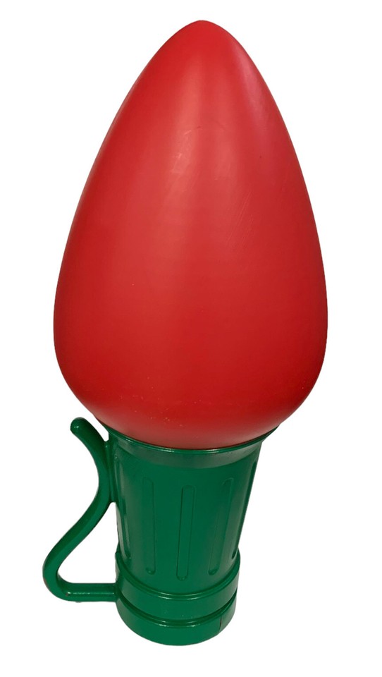 General Foam 29" Giant Red C-7 Christmas Light Bulb Blow Mold | eBay