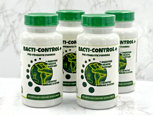 4 BACTI CONTROL PRE PROBIOTIC BACTICURE DIGESTIVE HEALTH SUPPORT VITAL ...