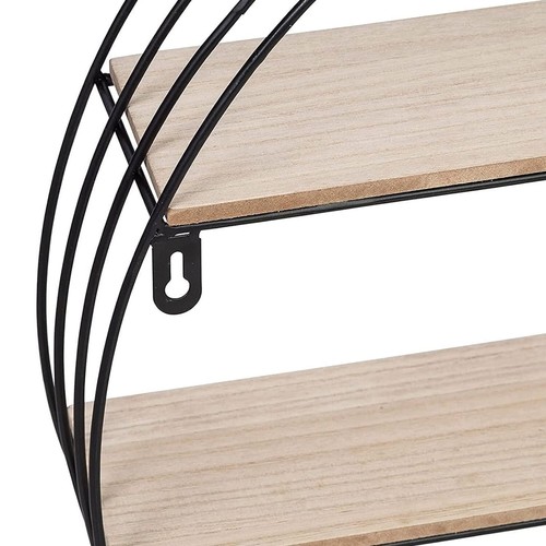 Round Multi Section Shelf Metal Wire Wall Mounted Floating Shelves ...