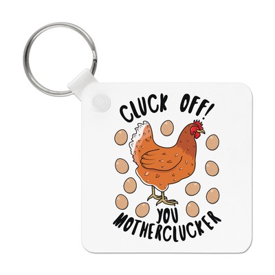 Cluck Off You Motherclucker Poulet Porte-Clés - Drôle Grossier | eBay