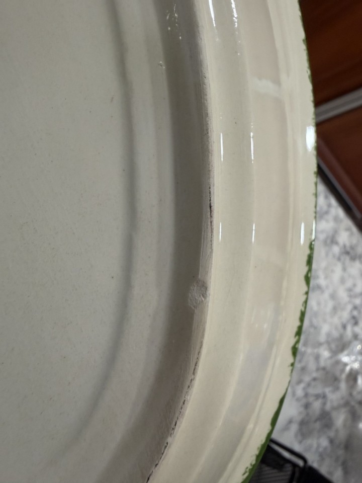 Vintage Large Cali Pottery 3D Strawberry Pots Green Lattice Design ...