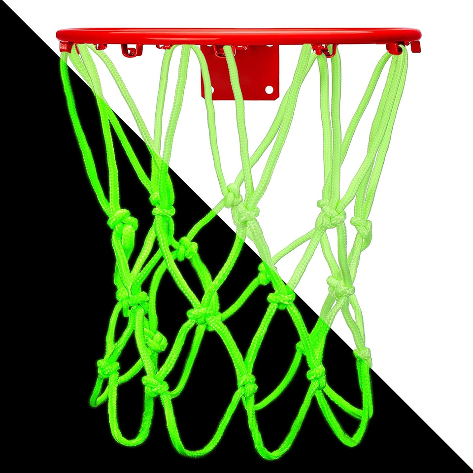 Nightlight Mini Basketball Net Basketball Hoop Net 8 Loop Replacement ...