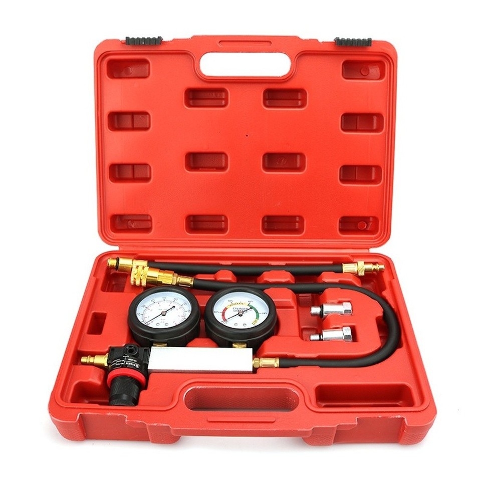 Garage Diagnostics Cylinder Leak Tester Dual-scale Gauge Precision ...