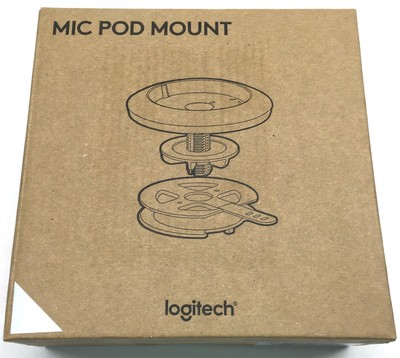 Logitech Rally MIC Pod Table Ceiling Mount for Microphone White 952 ...
