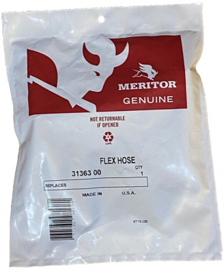 Arvin Meritor 31363-00 Short Flex Hose 13.5" Outer Tire Inflation PSI ...