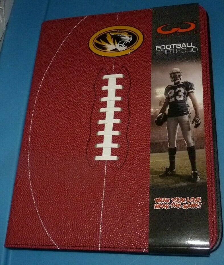 NEW NCAA Missouri Tigers Football Portfolio Notebook Football Grain NWT ...