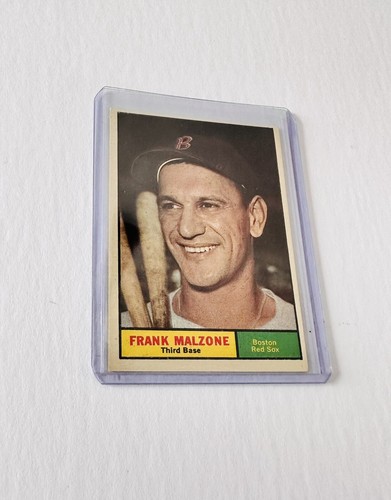 1961 Topps Frank Malzone EX-NM Boston Red Sox #445 Beautiful Card | eBay