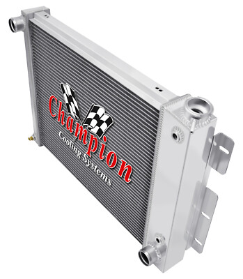 Eagle Racing 4 Row Aluminum Radiator For 1967 - 69 Chevy/Pontiac Cars ...