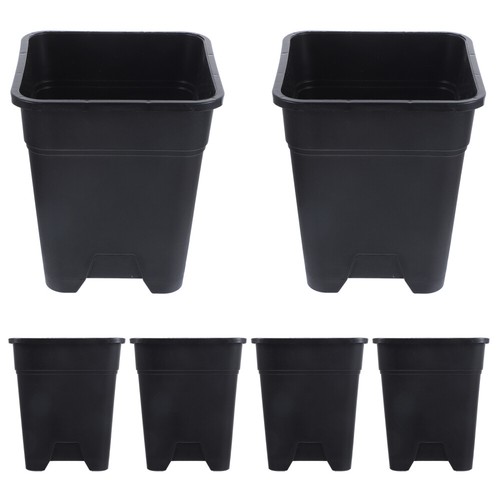 6 Pcs Root Control Pots Flower Container Planters Plastic Nursery | eBay