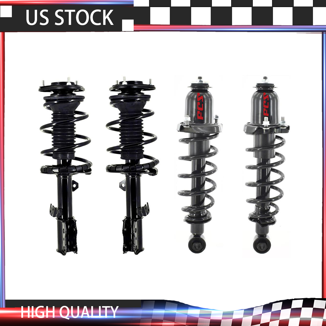 FCS Coil Spring Struts Fits Toyota Celica 1.8L 2005 2004 2003 2002 2001 ...