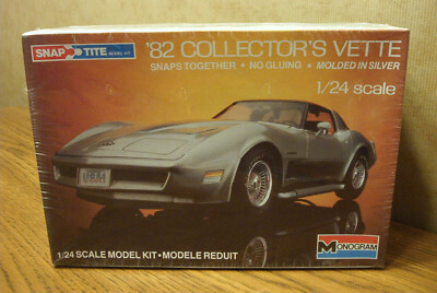 Monogram Snap-Tite '82 Collector's Vette Model Kit #1414 | eBay