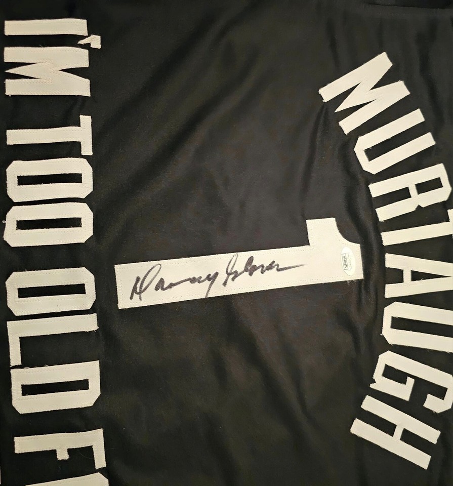 Danny Glover “Roger Murtaugh” Lethal Weapon Signed Jersey I'm Too Old ...