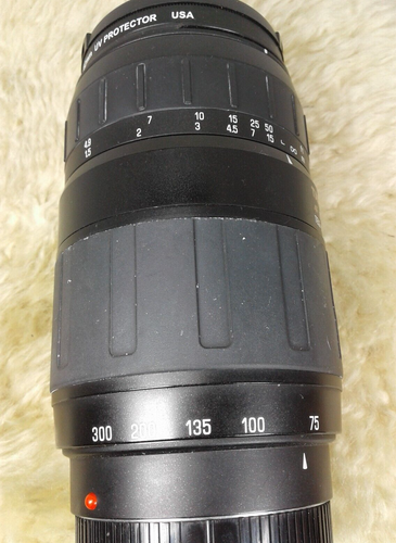 TAMRON TELE MACRO ZOOM LENS FOR MINOLTA CAMERA AF 75-300mm F44 -GOOD ...