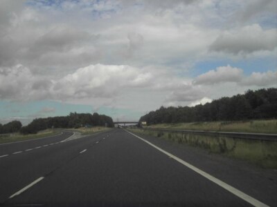 Photo 6x4 A64 Tadcaster Junction Stutton/SE4741 Junction for Tadcaster ...