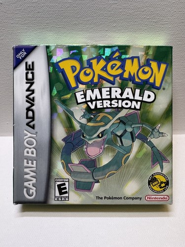 Pokemon Emerald Game Boy Advance GBA Complete Box Authentic Gameboy ...