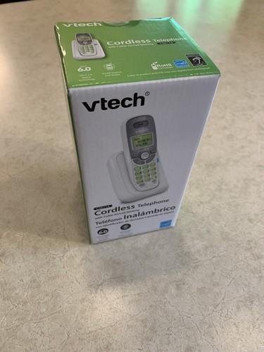 VTech CS6114 DECT 6.0 Cordless Phone with Caller ID Call Waiting White ...