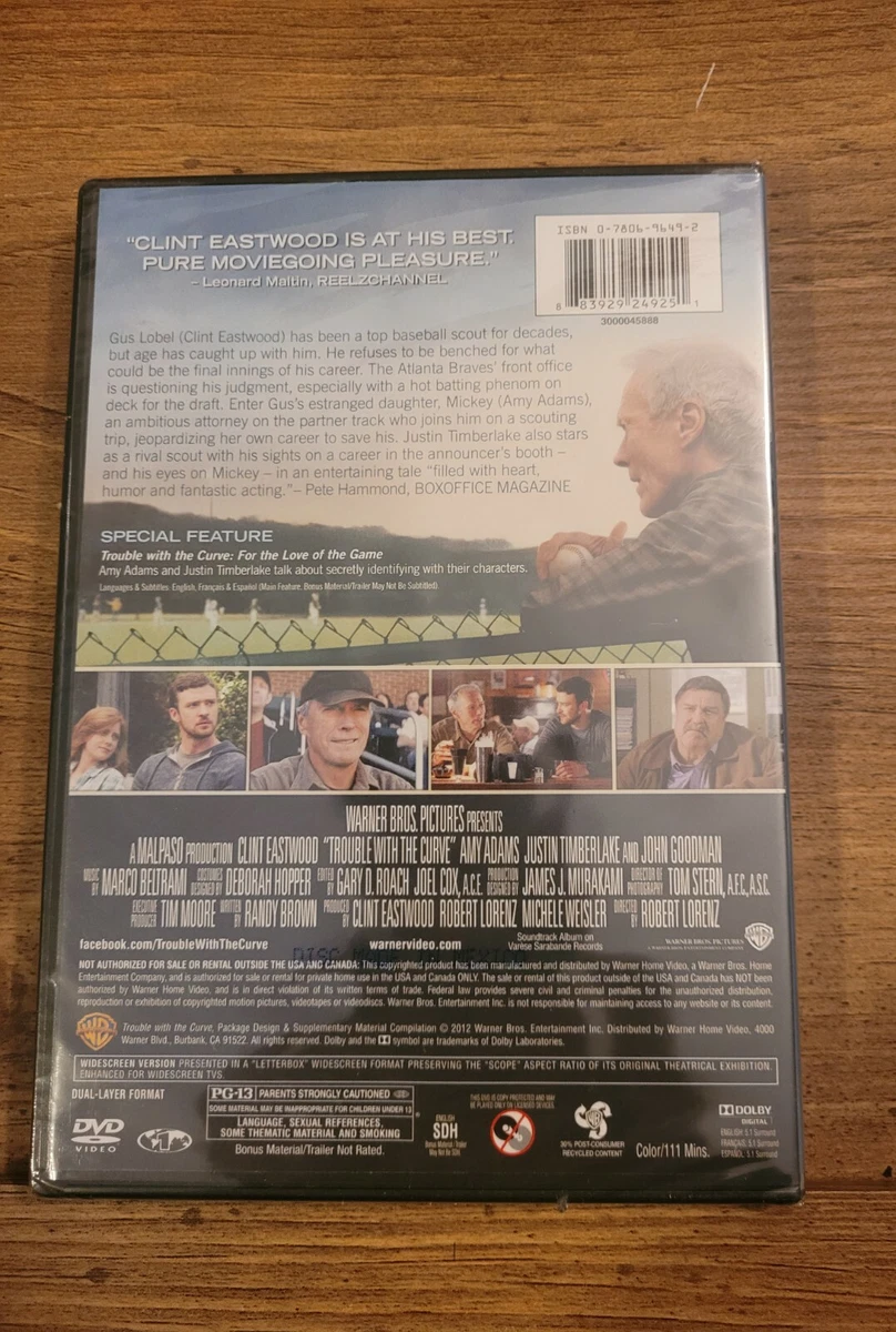 Trouble With The Curve Dvd Cover