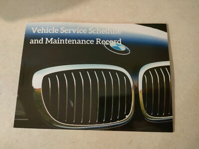 BMW Owner's Warranty Handbook Service Log Book BLANK | eBay