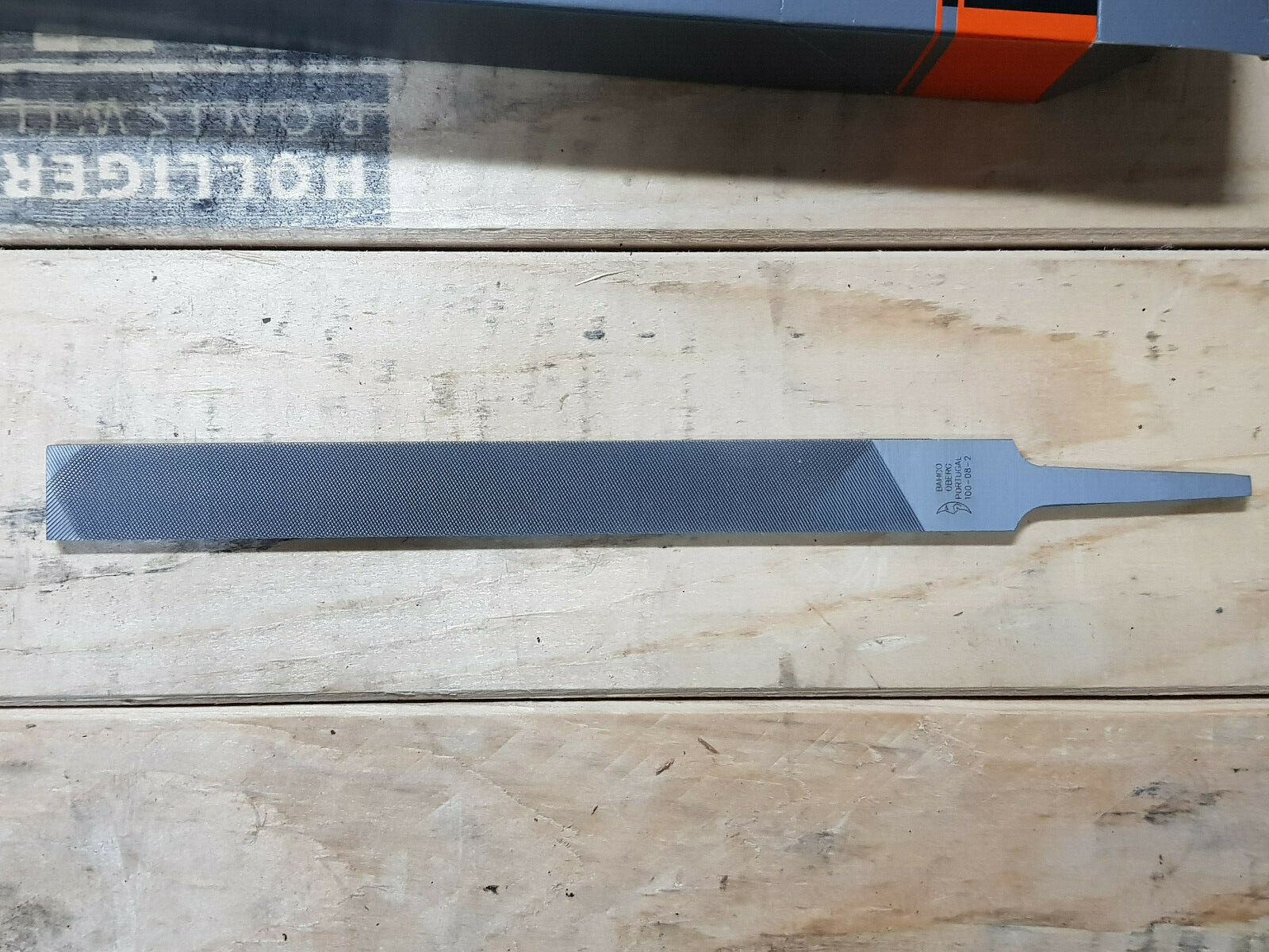 Hand file flat Bahco Oberg Hand Second Cut File BAHCO 1-100-08-2-0 8inc ...