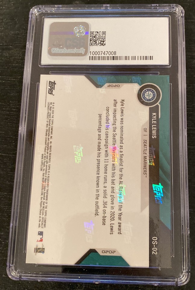 2020 TOPPS NOW #OS02 KYLE LEWIS CSG 9 MINT MARINERS ROY SHORT PRINT | eBay