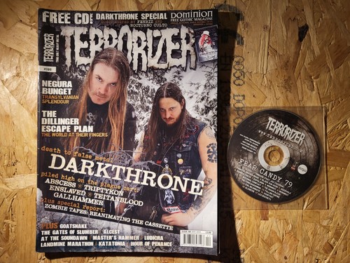Terrorizer Magazine April 2010 #195 With CD (903) Darkthrone Goatsnake ...