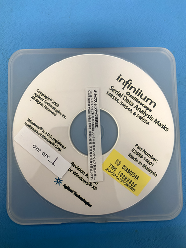 Agilent Infiniium Oscilloscope Serial Data Analysis Mask 54835A, 5485A ...