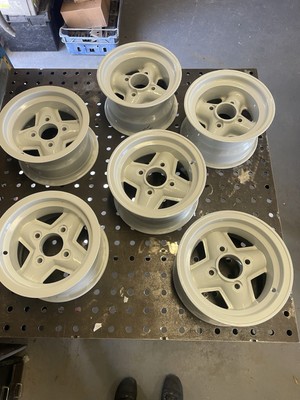 6x10 Revolution Classic Mini Alloy Wheels X6 Race Rally Hillclimb 4x101 ...