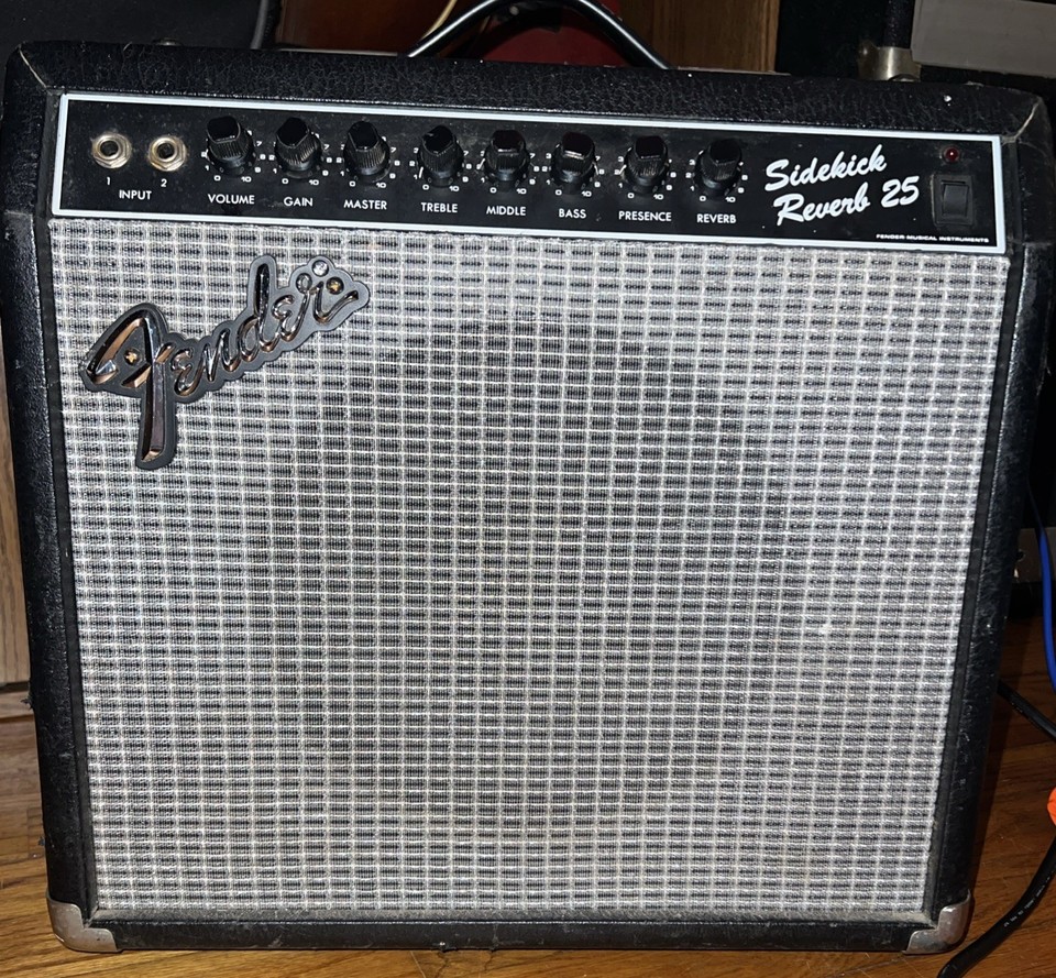 Vintage 80’s Fender Sidekick Reverb 25 (2 Input w/ reverb switch) | eBay