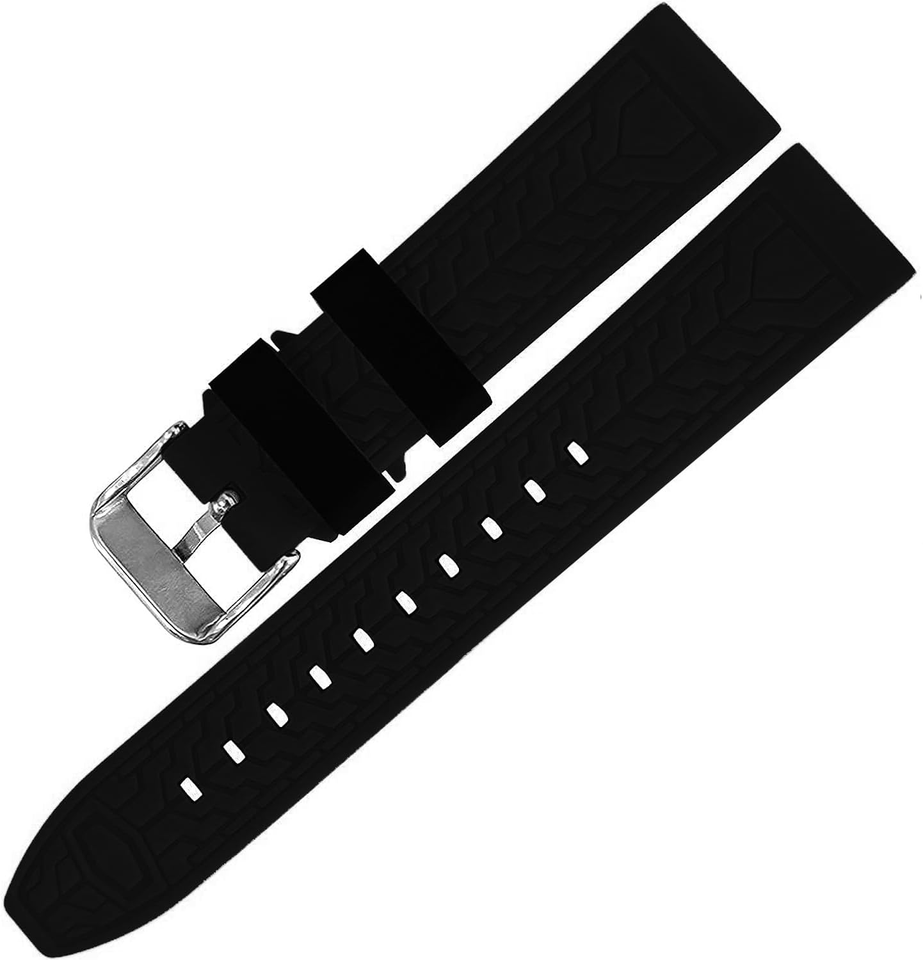 Sporty Watch Strap Silicone 20Mm 22Mm 24Mm 26Mm Rubber Watch Band Quick ...