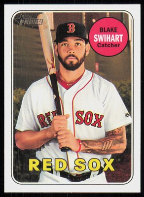2018 Topps Heritage Blake Swihart Boston Red Sox #531 | eBay