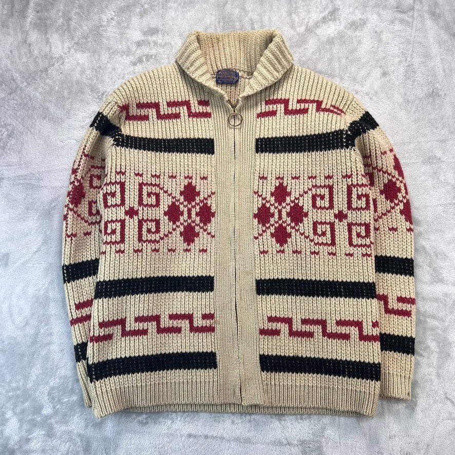 VTG Pendleton Wool The Dude Big Lebowski Cardigan Sweater Mens XL ...