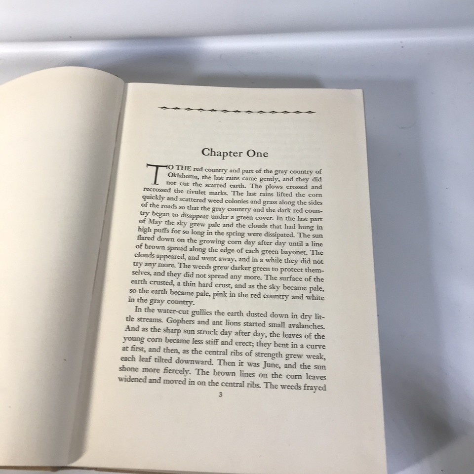 The Grapes of Wrath by John Steinbeck, First Edition, 1st Printing ...